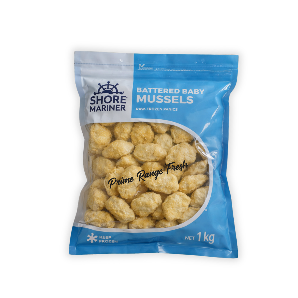 Battered Baby Mussels 1kg