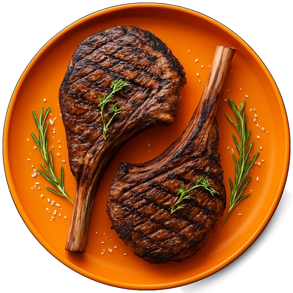 Prime Range Fresh Tomahawk Steak 700g (Approx.) - Premium Frozen NZ Ri