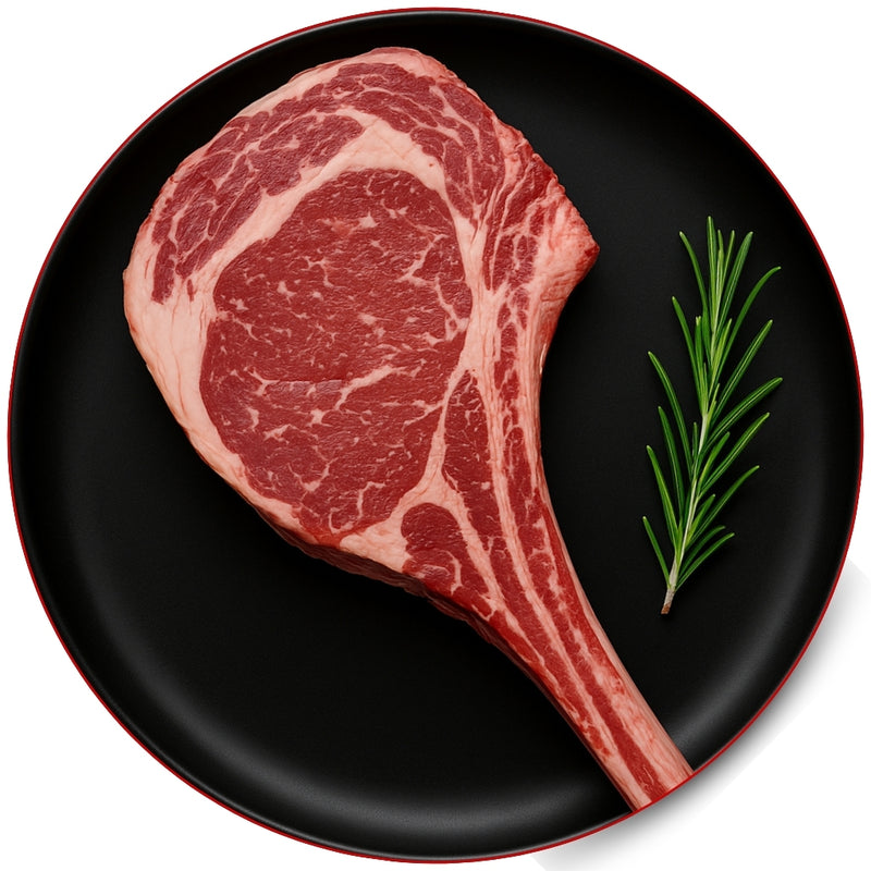 Prime Range Fresh Tomahawk Steak 700g (Approx.) - Premium Frozen NZ Ri