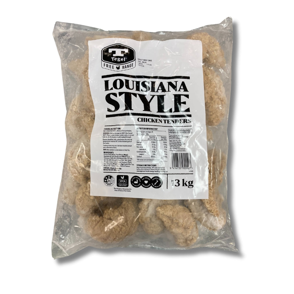 Tegel Louisiana Style Chicken Tenders 3kg